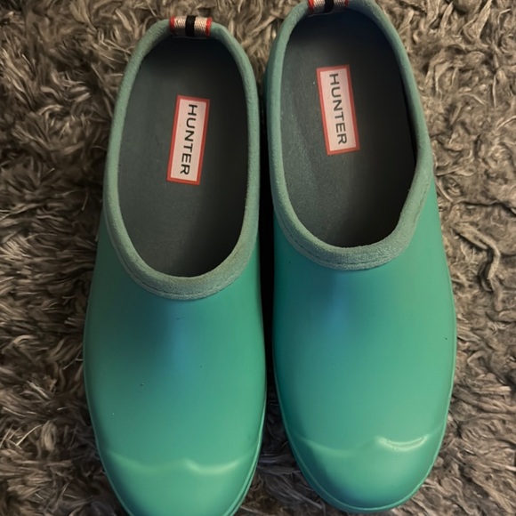 Hunter | Shoes | Hunter Teal Slipon Shoes | Poshmark